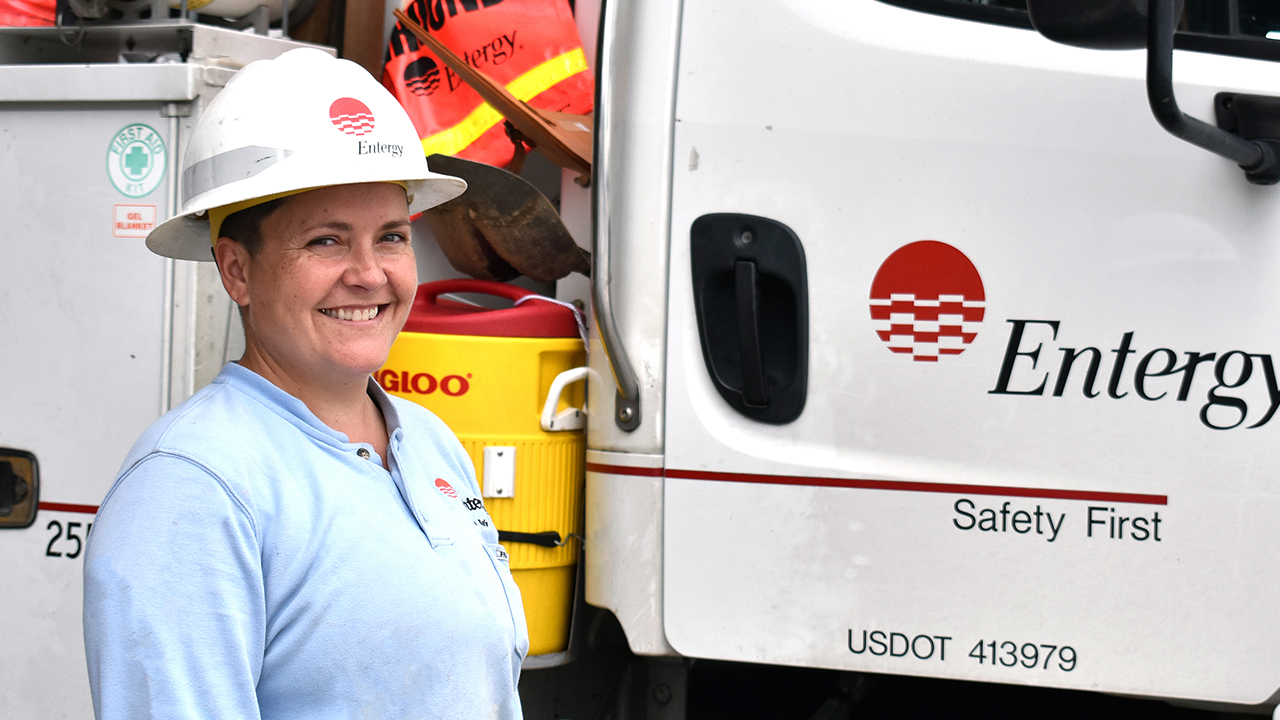 Entergy Louisiana’s Emily Crowley Promotes Line Worker Careers at CEWD ...