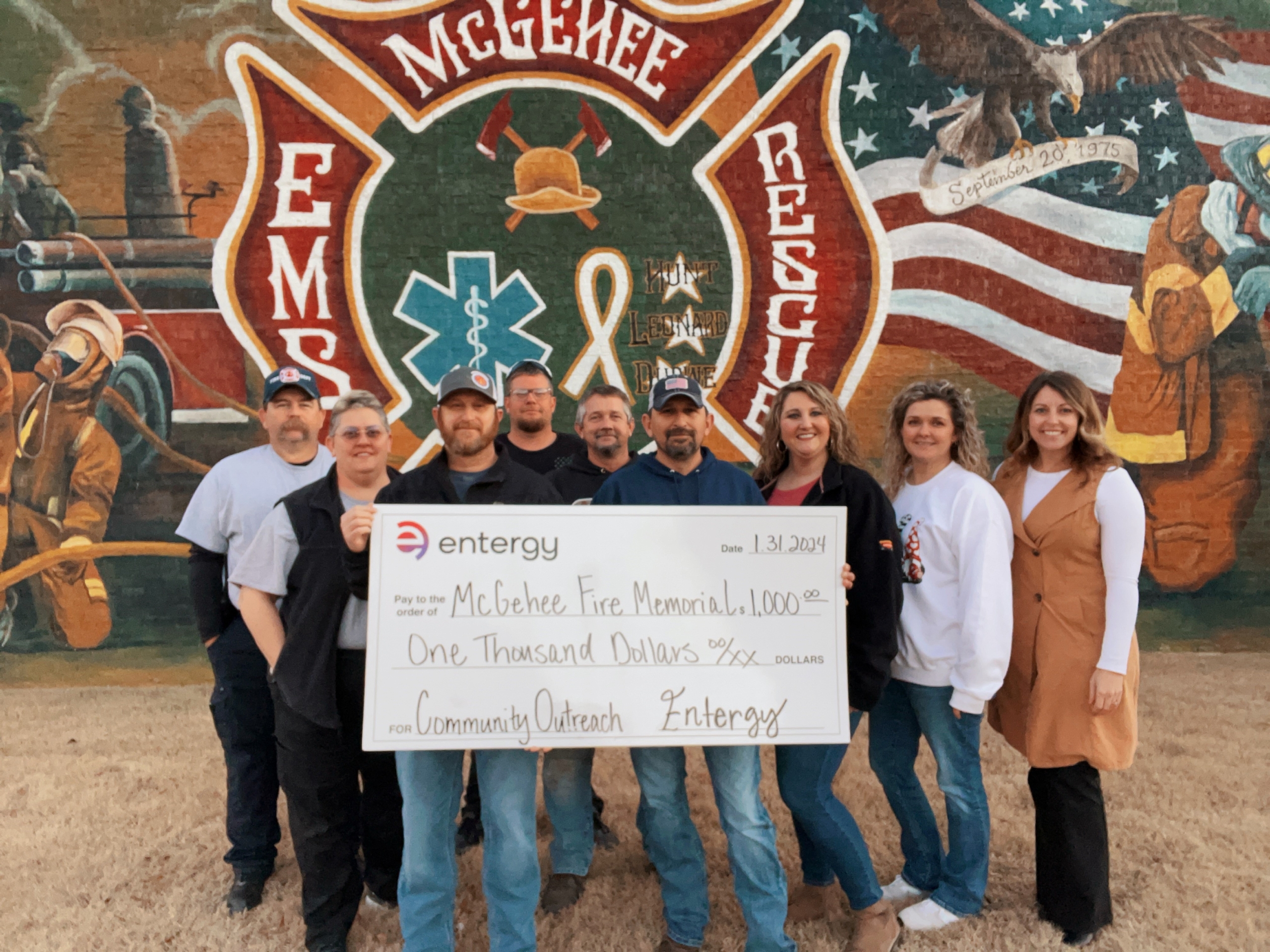 Entergy Arkansas helps honor fallen firefighters in McGehee - Entergy